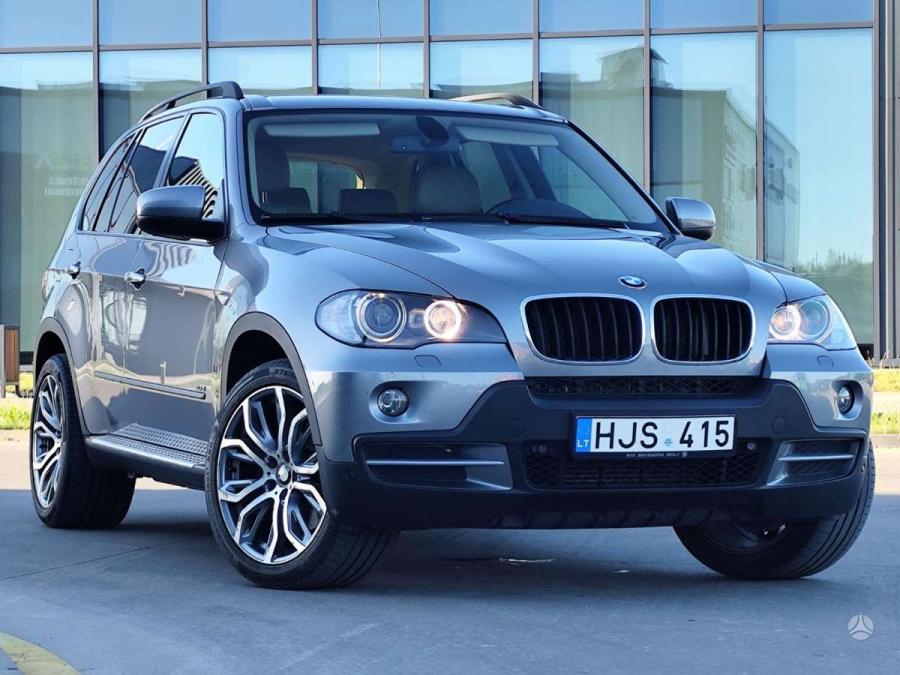 Pelēks BMW X5 2007 Šauļi, ar dzinēja tilpumu 3.00 L un nobraukumu 0 tūkst. km par 8600 €, foto 1 vietnē AUTOMOTO.COM.LV