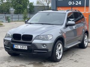 Grey BMW X5 2007 in Riga, with an engine capacity of 3.00 L and mileage of 322 thousand km for 10490 €, photo 4 on AUTOMOTO.COM.LV