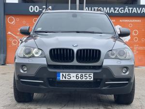 Grey BMW X5 2007 in Riga, with an engine capacity of 3.00 L and mileage of 322 thousand km for 10490 €, photo 5 on AUTOMOTO.COM.LV
