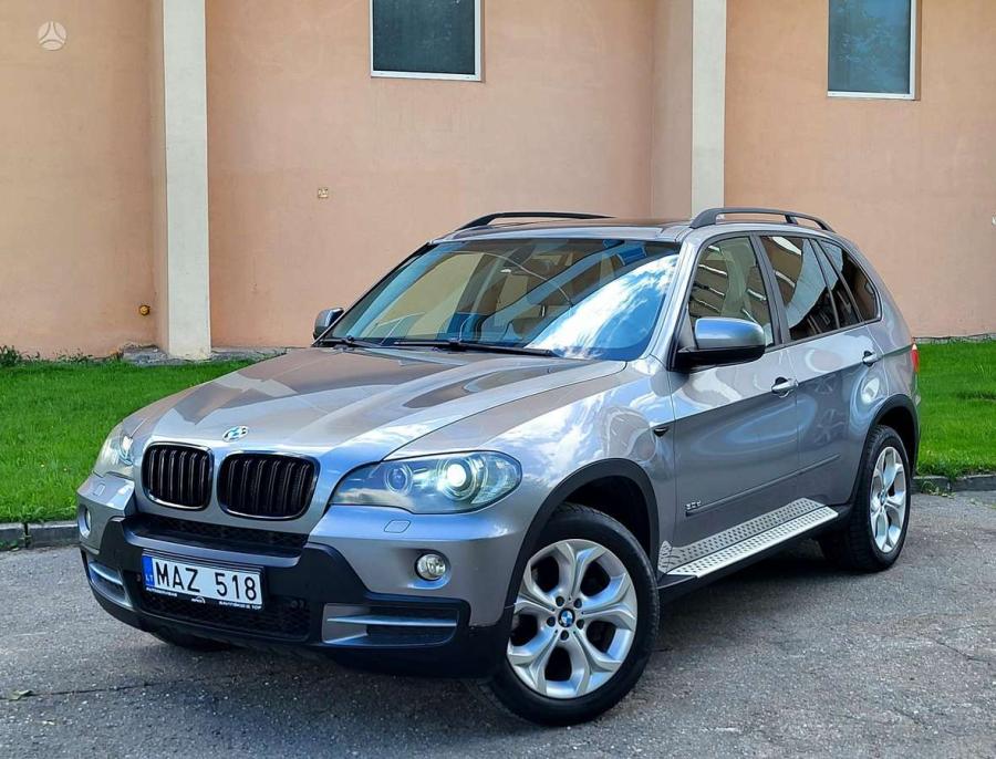 Grey BMW X5 2007 in Siauliai, with an engine capacity of 3.00 L and mileage of 370 thousand km for 6400 €, photo 13 on AUTOMOTO.COM.LV