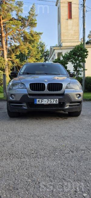 Grey BMW X5 2007 in Ogre, with an engine capacity of 3.00 L and mileage of 375 thousand km for 6300 €, photo 3 on AUTOMOTO.COM.LV
