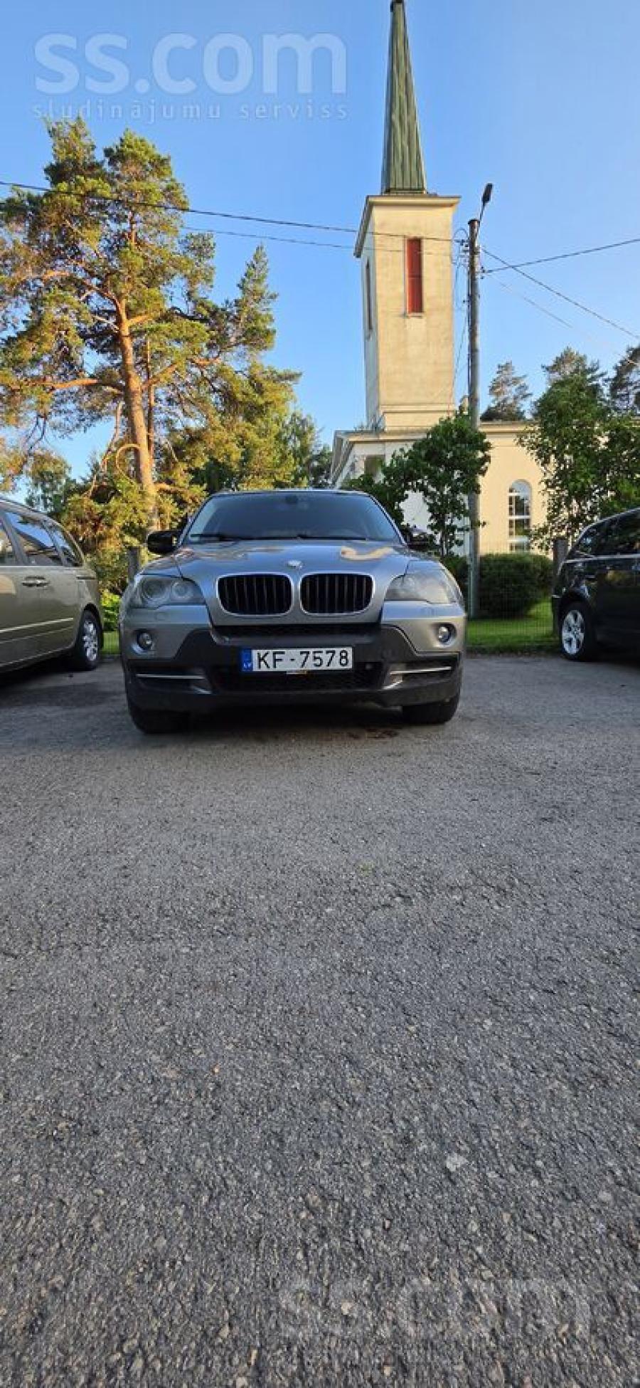 Grey BMW X5 2007 in Ogre, with an engine capacity of 3.00 L and mileage of 375 thousand km for 6300 €, photo 10 on AUTOMOTO.COM.LV