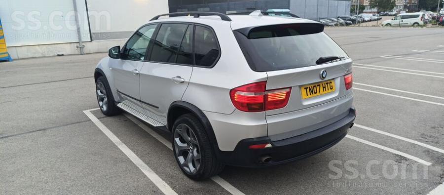 Pelēks BMW X5 2007 Rīga, ar dzinēja tilpumu 3.00 L un nobraukumu 244 tūkst. km par 4500 €, foto 5 vietnē AUTOMOTO.COM.LV