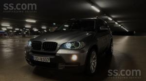 Pelēks BMW X5 2007 Rīga, ar dzinēja tilpumu 3.00 L un nobraukumu 345 tūkst. km par 9000 €, foto 3 vietnē AUTOMOTO.COM.LV
