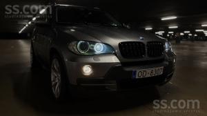 Pelēks BMW X5 2007 Rīga, ar dzinēja tilpumu 3.00 L un nobraukumu 345 tūkst. km par 9000 €, foto 4 vietnē AUTOMOTO.COM.LV