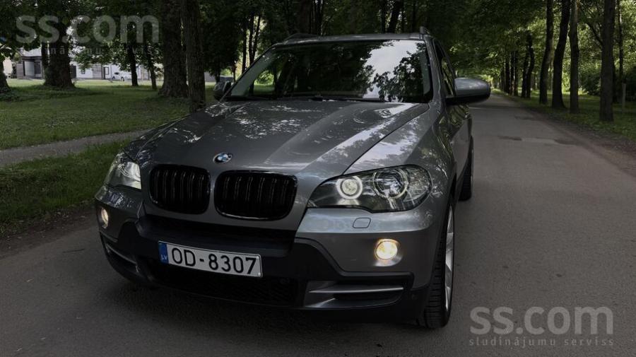 Pelēks BMW X5 2007 Rīga, ar dzinēja tilpumu 3.00 L un nobraukumu 345 tūkst. km par 9000 €, foto 23 vietnē AUTOMOTO.COM.LV