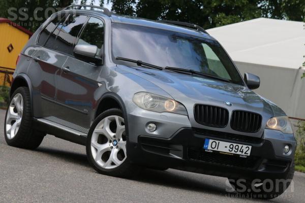 Pelēks BMW X5 2007 Rīga, ar dzinēja tilpumu 3.00 L un nobraukumu 321 tūkst. km par 7990 €, foto 3 vietnē AUTOMOTO.COM.LV