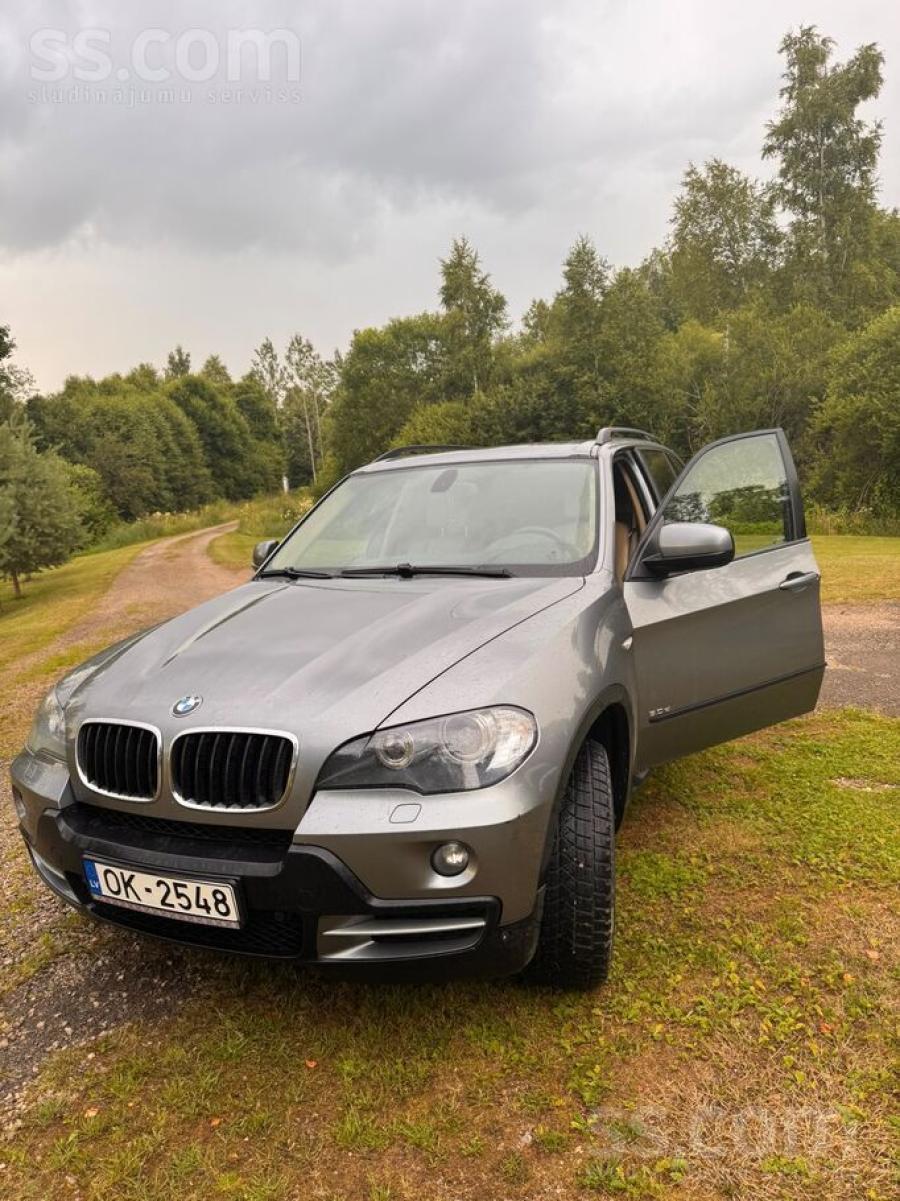 Pelēks BMW X5 2007 Rēzekne, ar dzinēja tilpumu 3.00 L un nobraukumu 425 tūkst. km par 6500 €, foto 3 vietnē AUTOMOTO.COM.LV