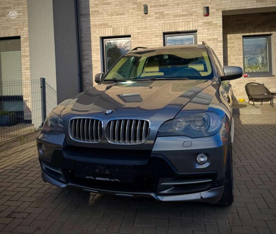 Pelēks BMW X5 2007 Viļņa, ar dzinēja tilpumu 4.80 L un nobraukumu 209 tūkst. km par 5500 €, foto 4 vietnē AUTOMOTO.COM.LV