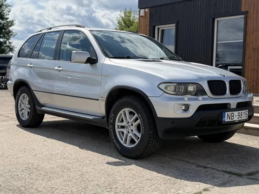 Pelēks BMW X5 2007 Rīga, ar dzinēja tilpumu 3.00 L un nobraukumu 313 tūkst. km par 5900 €, foto 1 vietnē AUTOMOTO.COM.LV