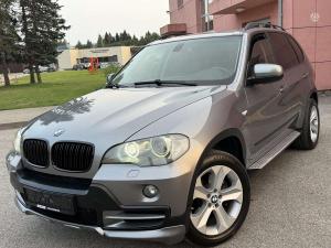 Grey BMW X5 2007 in Utena, with an engine capacity of 2.99 L and mileage of 243 thousand km for 7770 €, photo 4 on AUTOMOTO.COM.LV