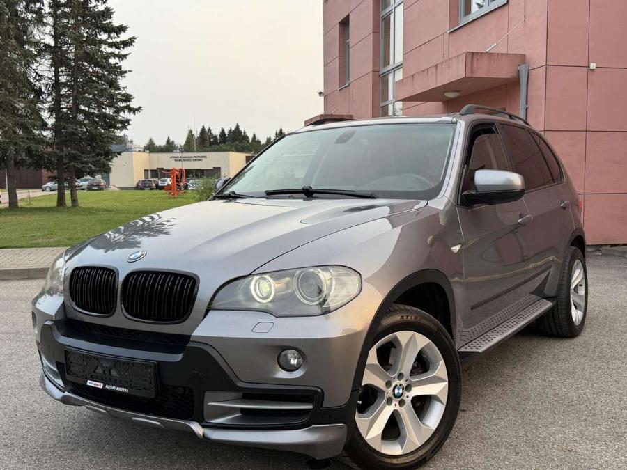 Grey BMW X5 2007 in Utena, with an engine capacity of 2.99 L and mileage of 243 thousand km for 7770 €, photo 5 on AUTOMOTO.COM.LV