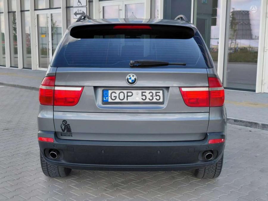 Pelēks BMW X5 2007 Viļņa, ar dzinēja tilpumu 2.99 L un nobraukumu 349 tūkst. km par 6300 €, foto 6 vietnē AUTOMOTO.COM.LV
