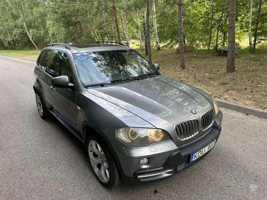 Grey BMW X5 2007 in Vilnius, with an engine capacity of 2.99 L and mileage of 440 thousand km for 6200 €, photo 16 on AUTOMOTO.COM.LV