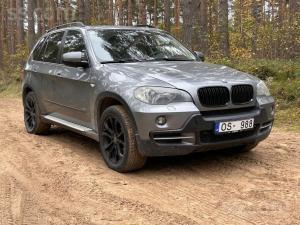 Pelēks BMW X5 2007 Rīga, ar dzinēja tilpumu 3.00 L un nobraukumu 341 tūkst. km par 5850 €, foto  vietnē AUTOMOTO.COM.LV