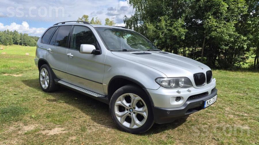 Pelēks BMW X5 2007 Alūksne, ar dzinēja tilpumu 3.00 L un nobraukumu 310 tūkst. km par 6000 €, foto 3 vietnē AUTOMOTO.COM.LV