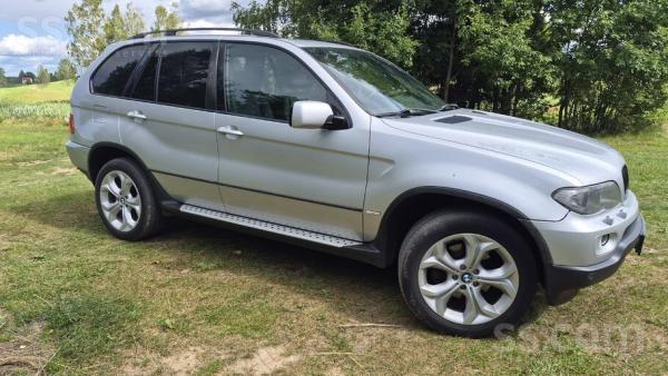 Pelēks BMW X5 2007 Alūksne, ar dzinēja tilpumu 3.00 L un nobraukumu 310 tūkst. km par 6000 €, foto 4 vietnē AUTOMOTO.COM.LV