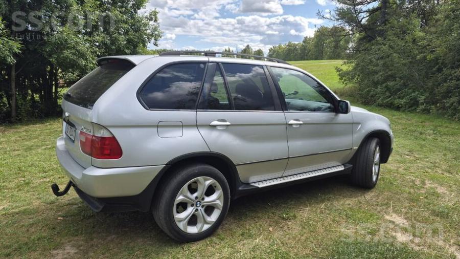 Pelēks BMW X5 2007 Alūksne, ar dzinēja tilpumu 3.00 L un nobraukumu 310 tūkst. km par 6000 €, foto 5 vietnē AUTOMOTO.COM.LV