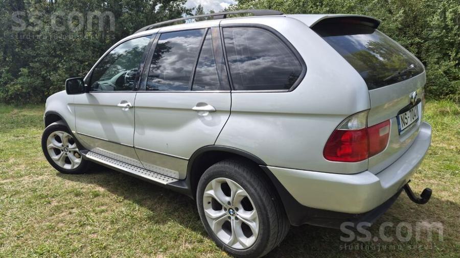 Pelēks BMW X5 2007 Alūksne, ar dzinēja tilpumu 3.00 L un nobraukumu 310 tūkst. km par 6000 €, foto 8 vietnē AUTOMOTO.COM.LV