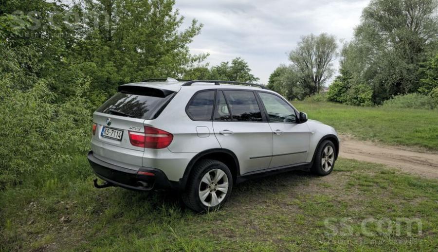 Pelēks BMW X5 2008 Rīga, ar dzinēja tilpumu 3.00 L un nobraukumu 320 tūkst. km par 6500 €, foto 3 vietnē AUTOMOTO.COM.LV