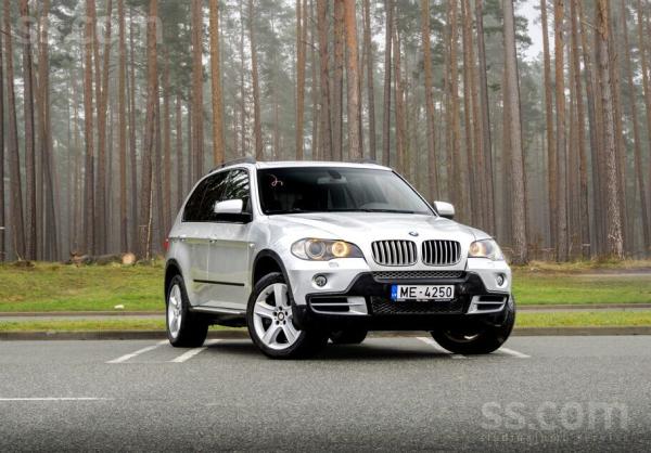 Pelēks BMW X5 2008 Rīga, ar dzinēja tilpumu 3.00 L un nobraukumu 366 tūkst. km par 7990 €, foto 2 vietnē AUTOMOTO.COM.LV