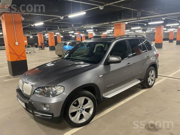 Pelēks BMW X5 2008 Rīga, ar dzinēja tilpumu 3.00 L un nobraukumu 430 tūkst. km par 9100 €, foto 2 vietnē AUTOMOTO.COM.LV