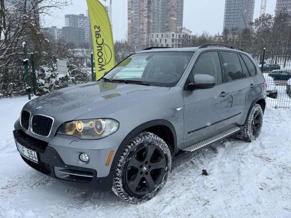 Grey BMW X5 2008 in Vilnius, with an engine capacity of 2.98 L and mileage of 192 thousand km for 6000 €, photo 1 on AUTOMOTO.COM.LV