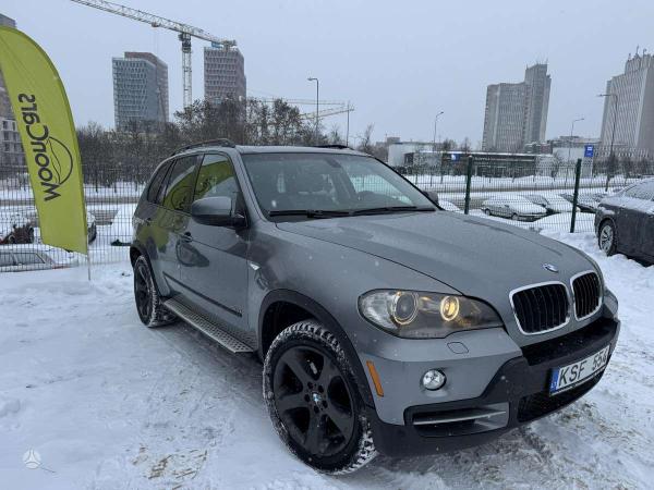Grey BMW X5 2008 in Vilnius, with an engine capacity of 2.98 L and mileage of 192 thousand km for 6000 €, photo 4 on AUTOMOTO.COM.LV