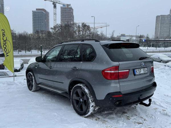 Grey BMW X5 2008 in Vilnius, with an engine capacity of 2.98 L and mileage of 192 thousand km for 6000 €, photo 7 on AUTOMOTO.COM.LV