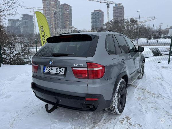 Grey BMW X5 2008 in Vilnius, with an engine capacity of 2.98 L and mileage of 192 thousand km for 6000 €, photo 8 on AUTOMOTO.COM.LV
