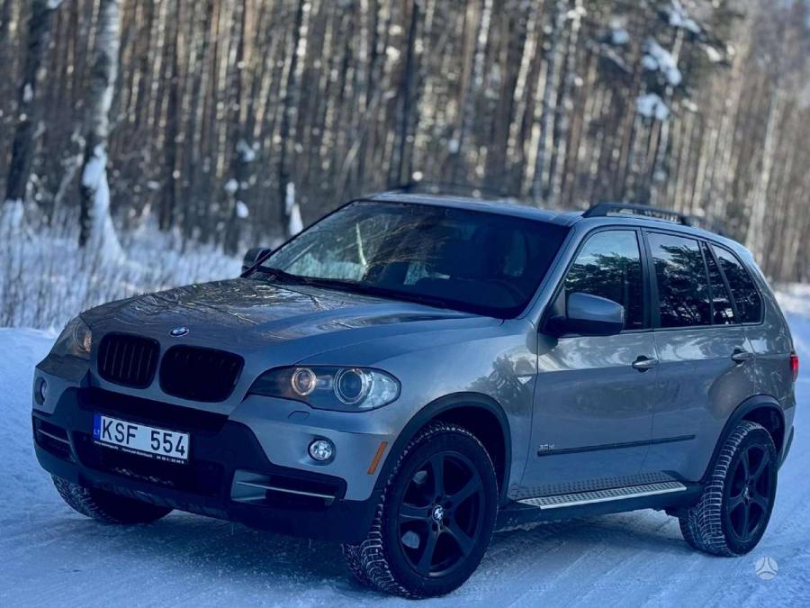 Grey BMW X5 2008 in Radviliskis, with an engine capacity of 3.00 L and mileage of 194 thousand km for 6200 €, photo 4 on AUTOMOTO.COM.LV