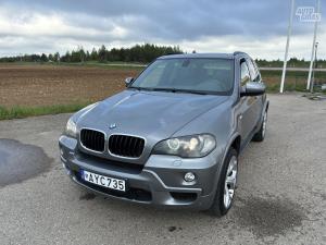 Grey BMW X5 2008 in Vilnius, with an engine capacity of 3.00 L and mileage of 369 thousand km for 8300 €, photo  on AUTOMOTO.COM.LV
