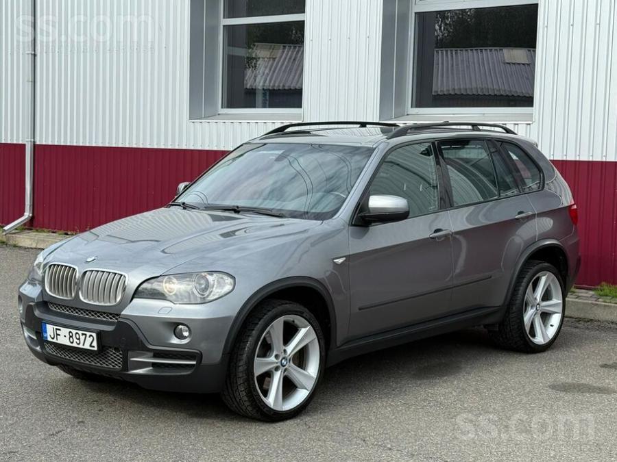 Pelēks BMW X5 2008 Rīga, ar dzinēja tilpumu 3.00 L un nobraukumu 229 tūkst. km par 8590 €, foto 3 vietnē AUTOMOTO.COM.LV