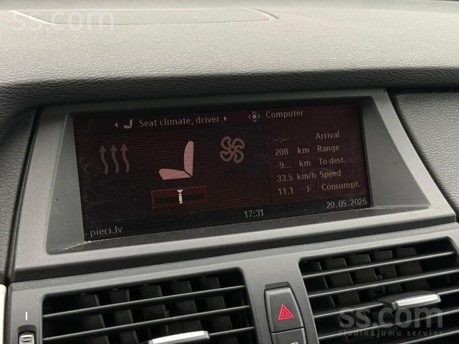 Pelēks BMW X5 2008 Rīga, ar dzinēja tilpumu 3.00 L un nobraukumu 229 tūkst. km par 8590 €, foto 20 vietnē AUTOMOTO.COM.LV