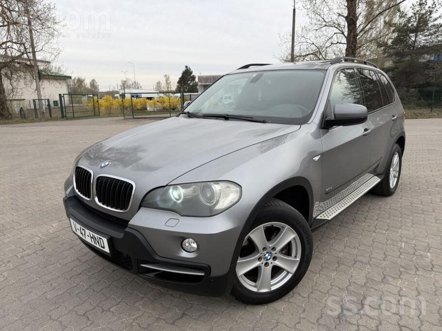 Grey BMW X5 2008 in Riga, with an engine capacity of 3.00 L and mileage of 0 thousand km for 7900 €, photo 6 on AUTOMOTO.COM.LV