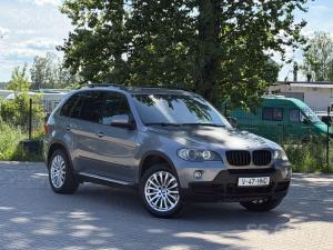 Grey BMW X5 2008 in Riga, with an engine capacity of 3.00 L and mileage of 0 thousand km for 7850 €, photo 4 on AUTOMOTO.COM.LV