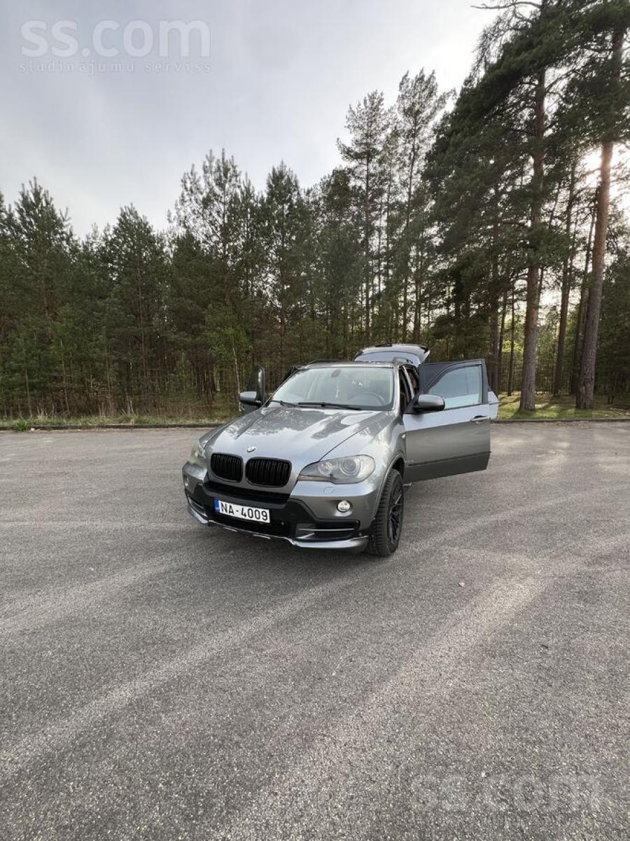 Pelēks BMW X5 2008 Rīga, ar dzinēja tilpumu 3.00 L un nobraukumu 538 tūkst. km par 7900 €, foto 5 vietnē AUTOMOTO.COM.LV