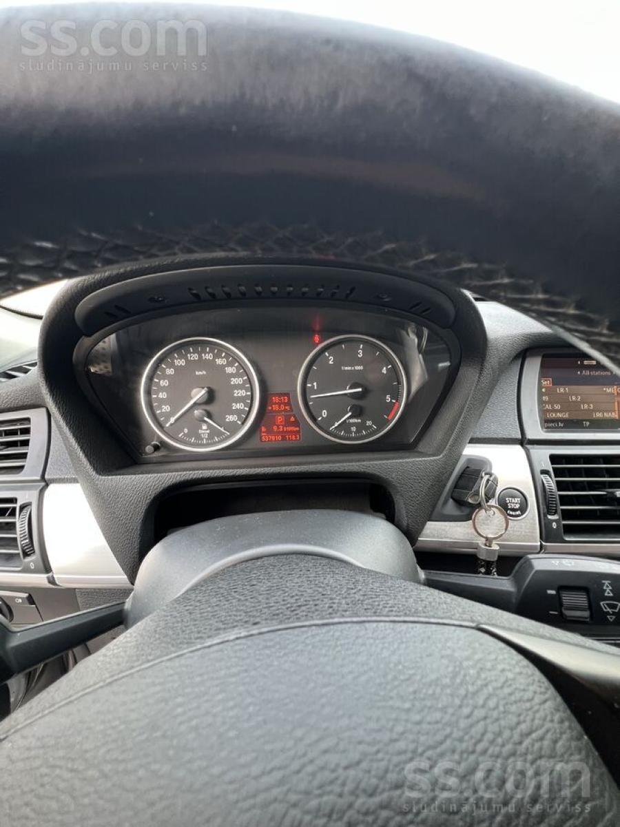 Pelēks BMW X5 2008 Rīga, ar dzinēja tilpumu 3.00 L un nobraukumu 538 tūkst. km par 7900 €, foto 10 vietnē AUTOMOTO.COM.LV