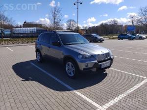 Grey BMW X5 2008 in Riga, with an engine capacity of 3.00 L and mileage of 178 thousand km for 11500 €, photo 6 on AUTOMOTO.COM.LV
