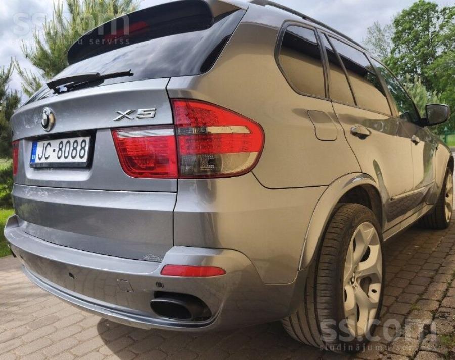 Серый БМВ Х5 2008 в Талси, объемом двигателя 3.00 л и пробегом 287 тыс. км за 9500 €, фото 8 на AUTOMOTO.COM.LV