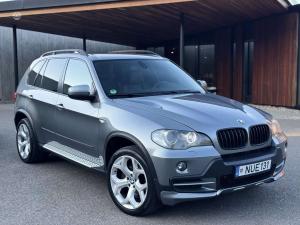 Grey BMW X5 2008 in Vilnius, with an engine capacity of 2.99 L and mileage of 311 thousand km for 10550 €, photo  on AUTOMOTO.COM.LV