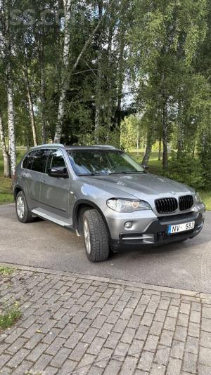 Pelēks BMW X5 2008 Ogre, ar dzinēja tilpumu 3.00 L un nobraukumu 265 tūkst. km par 8800 €, foto 3 vietnē AUTOMOTO.COM.LV