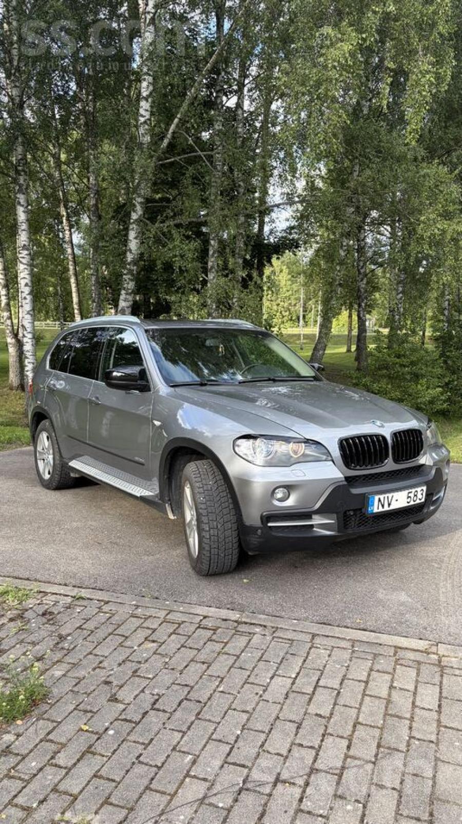 Pelēks BMW X5 2008 Ogre, ar dzinēja tilpumu 3.00 L un nobraukumu 265 tūkst. km par 8800 €, foto 3 vietnē AUTOMOTO.COM.LV
