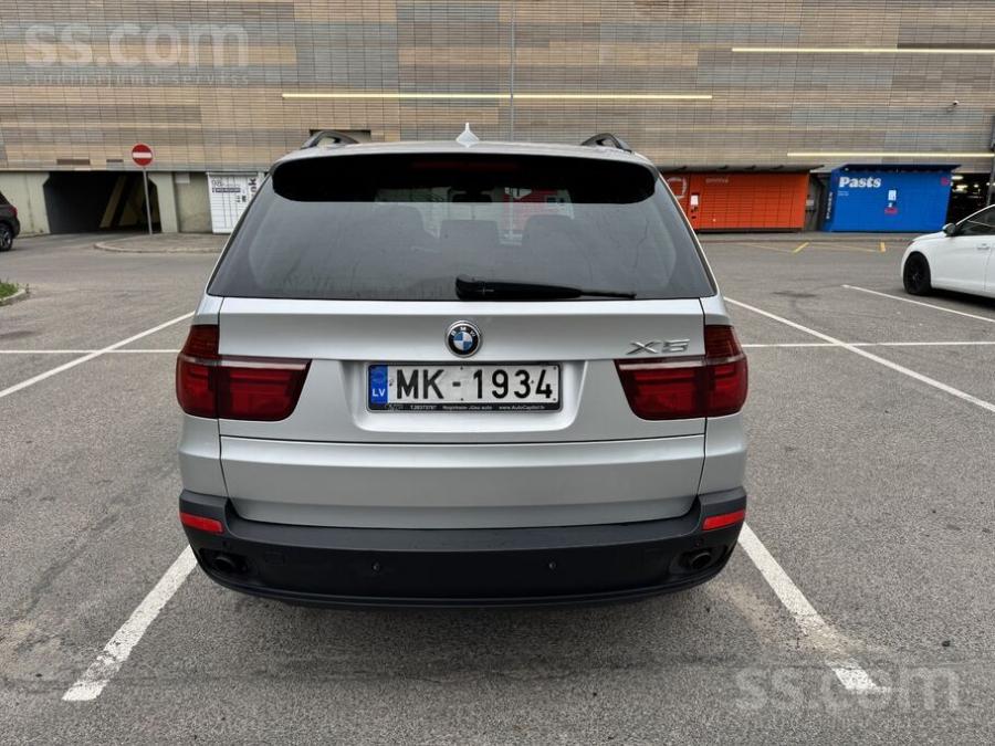 Grey BMW X5 2008 in Riga, with an engine capacity of 3.00 L and mileage of 0 thousand km for 7800 €, photo 7 on AUTOMOTO.COM.LV