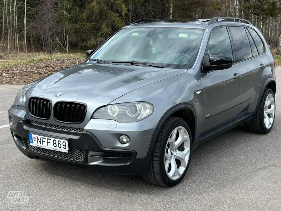 Grey BMW X5 2008 in Kaunas, with an engine capacity of 4.80 L and mileage of 326 thousand km for 5650 €, photo 8 on AUTOMOTO.COM.LV