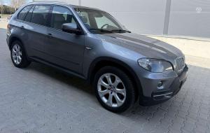 Pelēks BMW X5 2008 Šauļi, ar dzinēja tilpumu 2.99 L un nobraukumu 260 tūkst. km par 5900 €, foto 4 vietnē AUTOMOTO.COM.LV