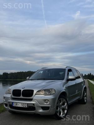 Pelēks BMW X5 2008 Aizkraukle, ar dzinēja tilpumu 3.00 L un nobraukumu 430 tūkst. km par 8499 €, foto  vietnē AUTOMOTO.COM.LV