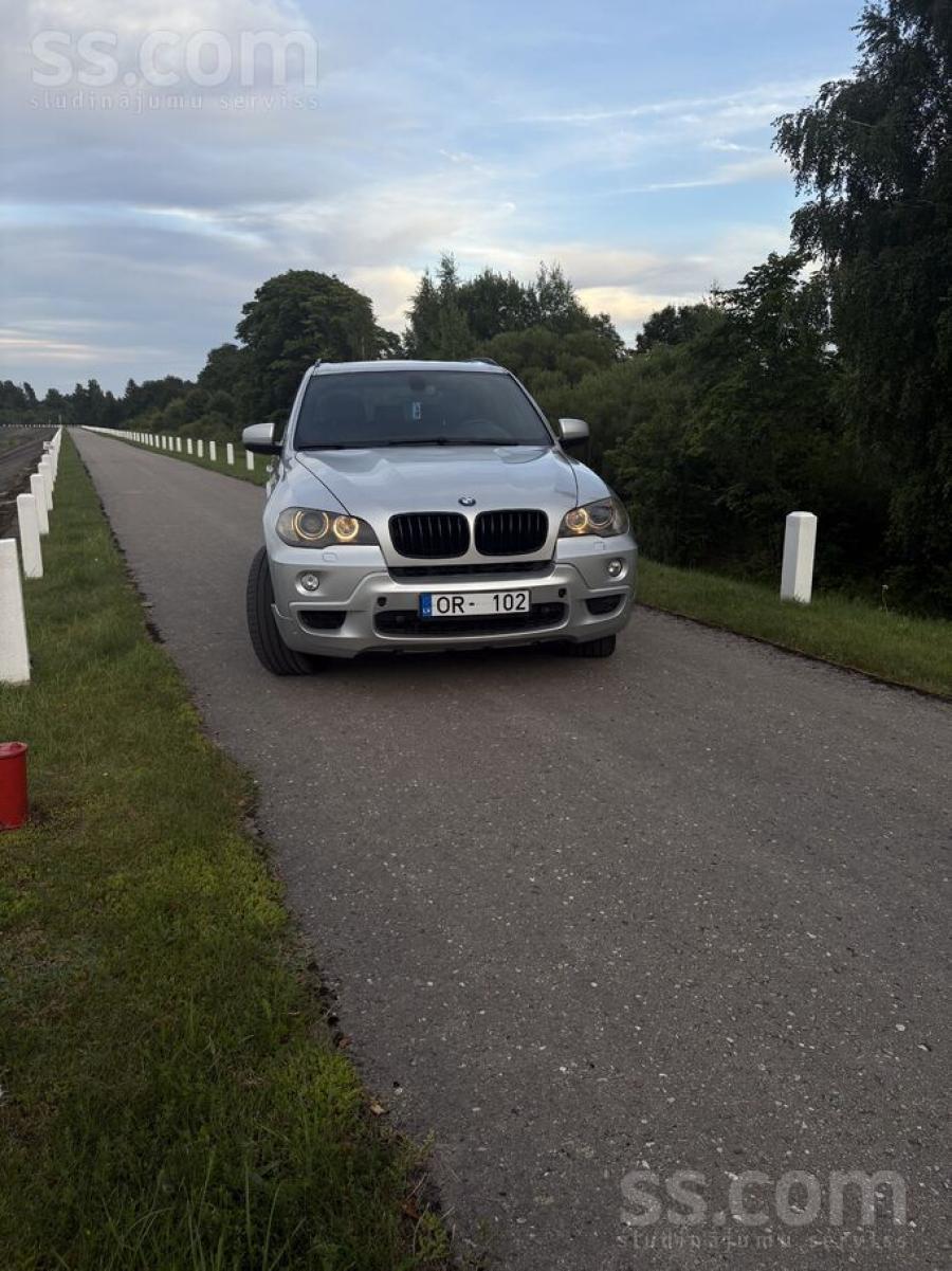 Pelēks BMW X5 2008 Aizkraukle, ar dzinēja tilpumu 3.00 L un nobraukumu 430 tūkst. km par 8499 €, foto 3 vietnē AUTOMOTO.COM.LV