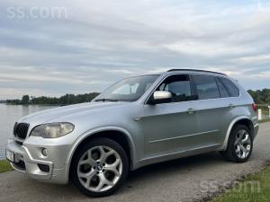 Pelēks BMW X5 2008 Aizkraukle, ar dzinēja tilpumu 3.00 L un nobraukumu 430 tūkst. km par 8499 €, foto 6 vietnē AUTOMOTO.COM.LV