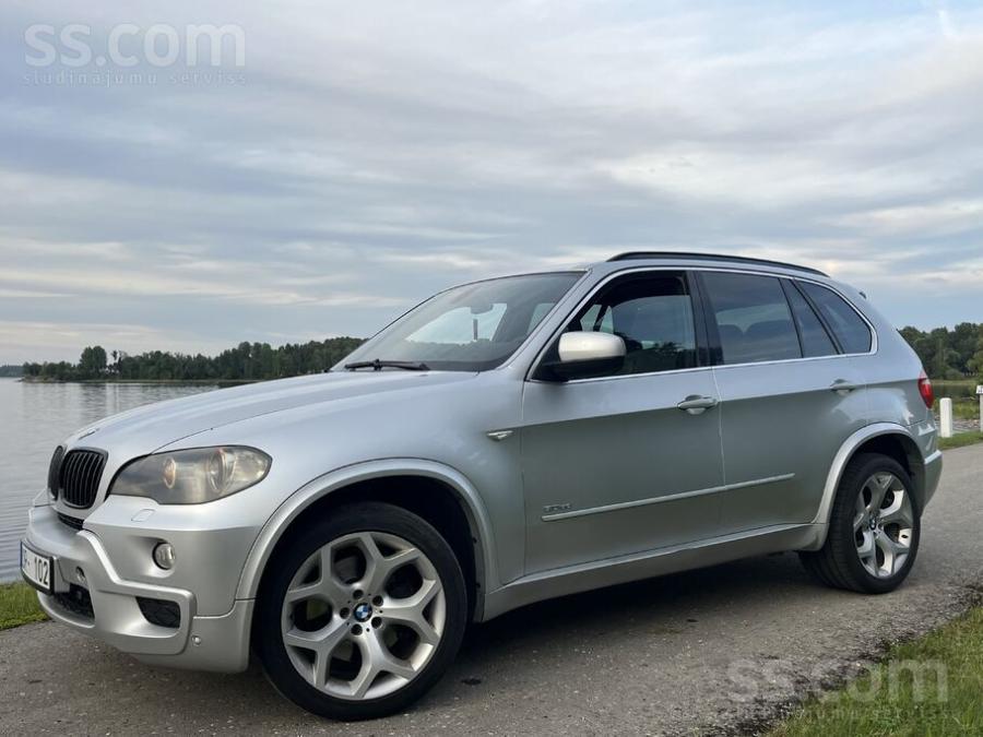 Pelēks BMW X5 2008 Aizkraukle, ar dzinēja tilpumu 3.00 L un nobraukumu 430 tūkst. km par 8499 €, foto 6 vietnē AUTOMOTO.COM.LV
